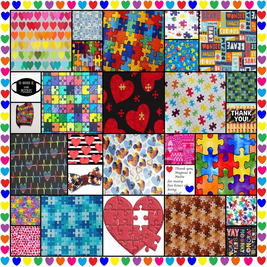 Solve We Love Jigidi jigsaw puzzle online with 49 pieces
