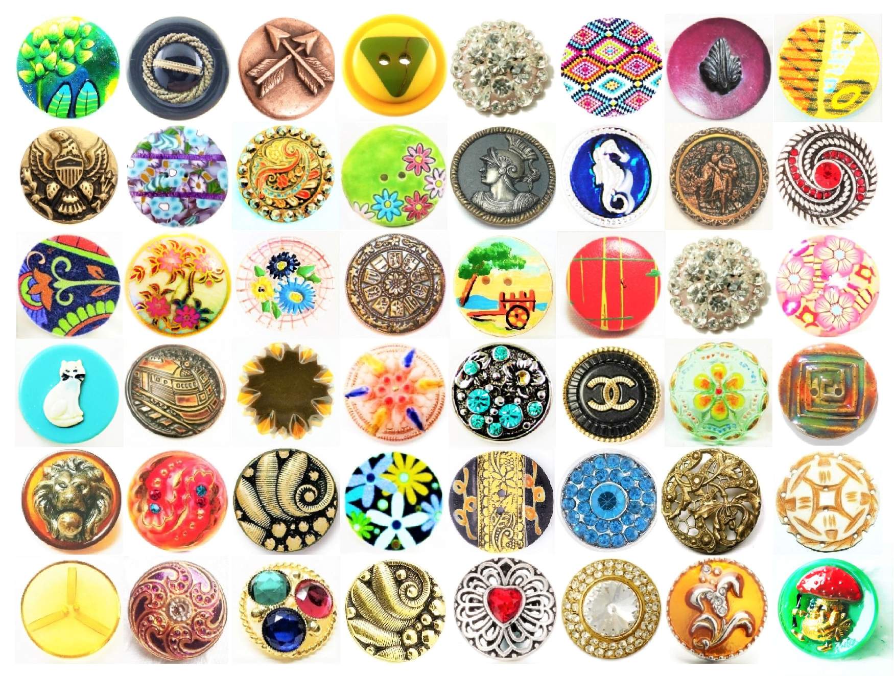 Solve VINTAGE BUTTONS 6 jigsaw puzzle online with 154 pieces