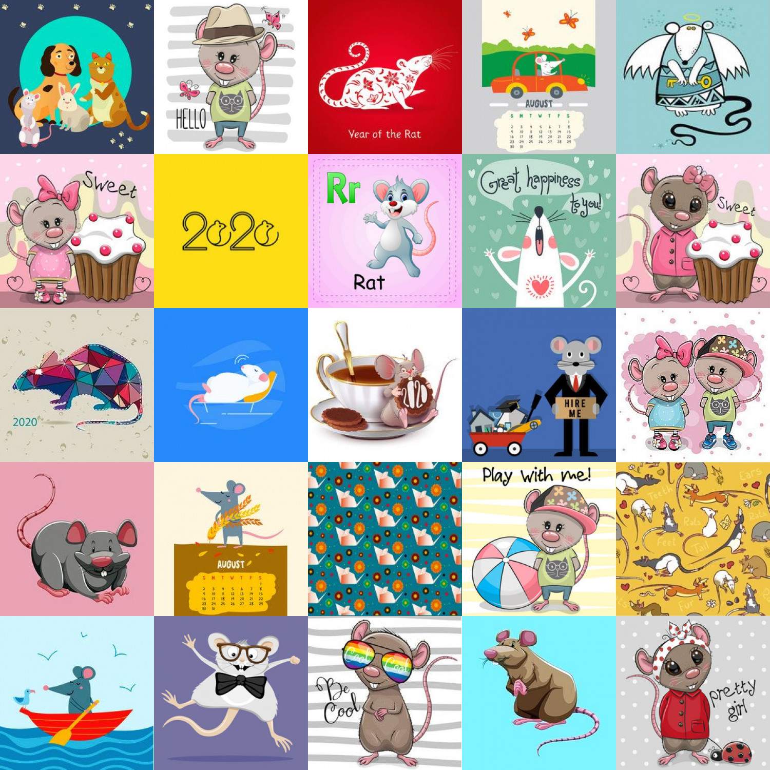 Solve The Misunderstood Rat 980 jigsaw puzzle online with 529 pieces