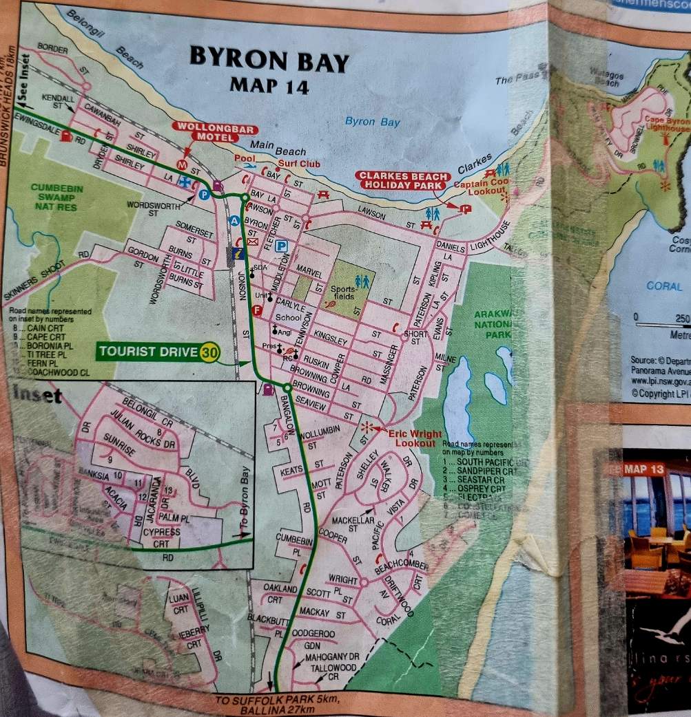 Jigsaw Puzzle | Map of Bryon Bay | 25 pieces | Jigidi