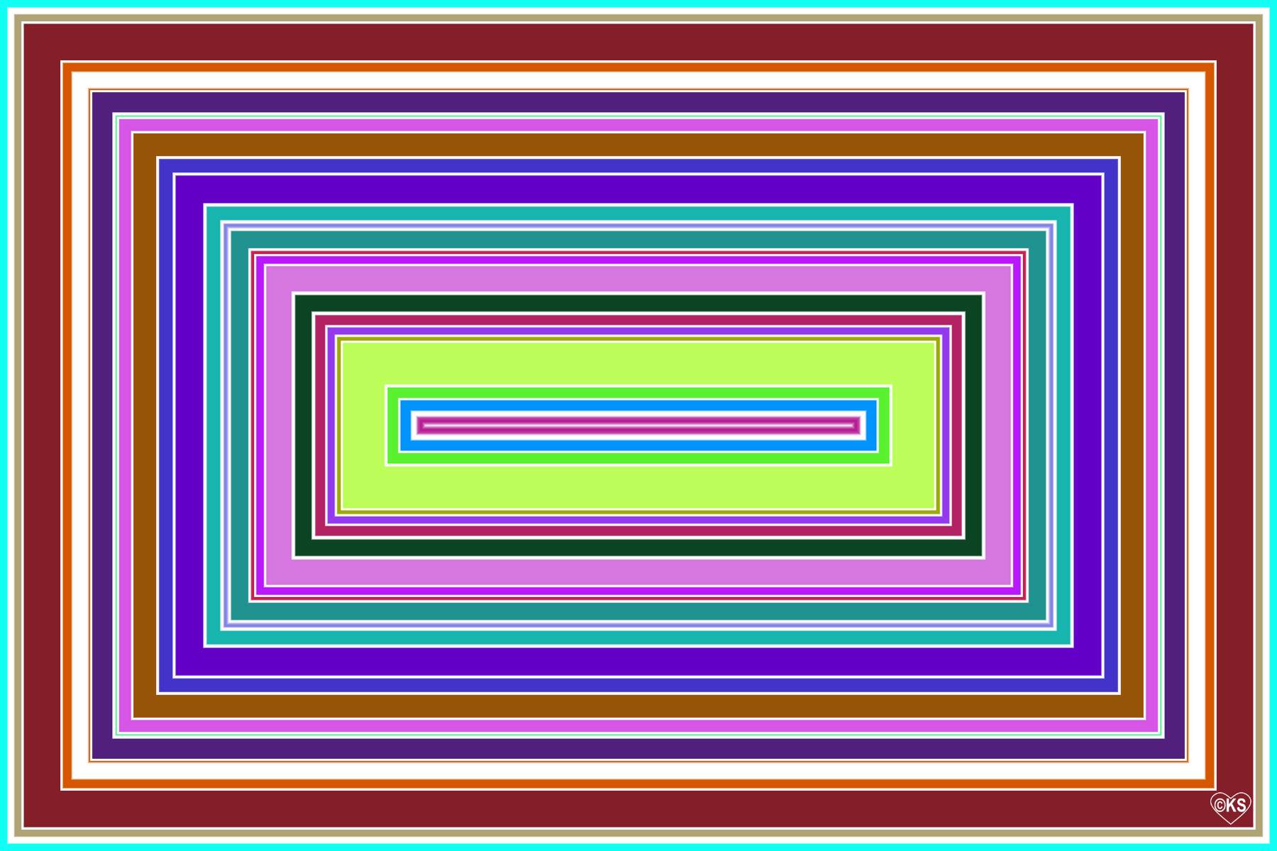 Solve Concentric Rectangles!! ~ H jigsaw puzzle online with 600 pieces