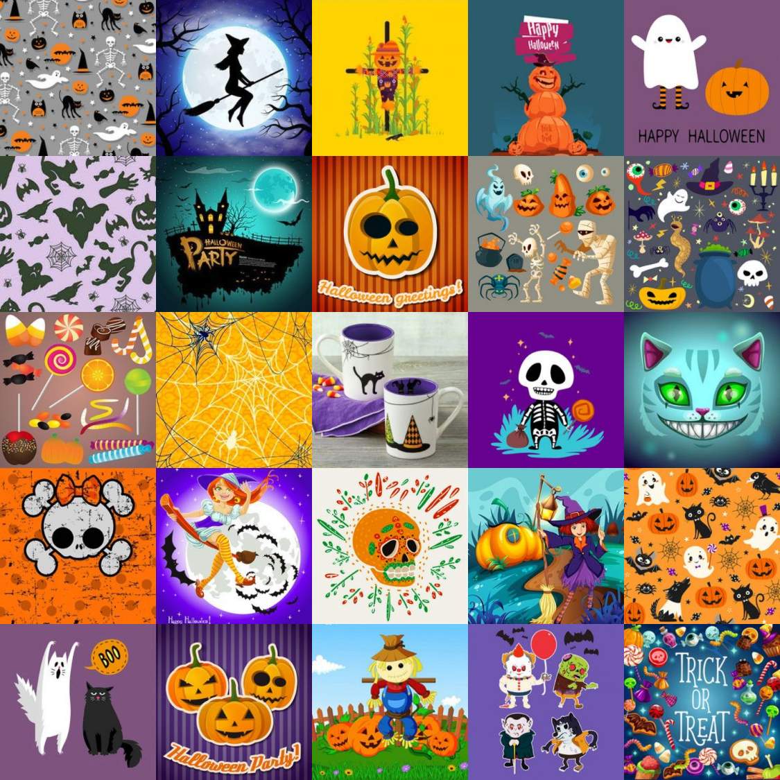 Solve Halloween 164a jigsaw puzzle online with 49 pieces