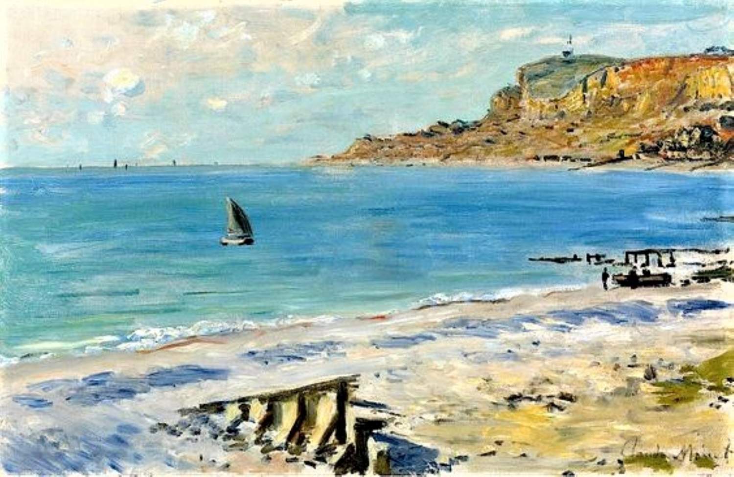 Solve Seascape ~ Claude Monet (French, 1840-1926) jigsaw puzzle online ...