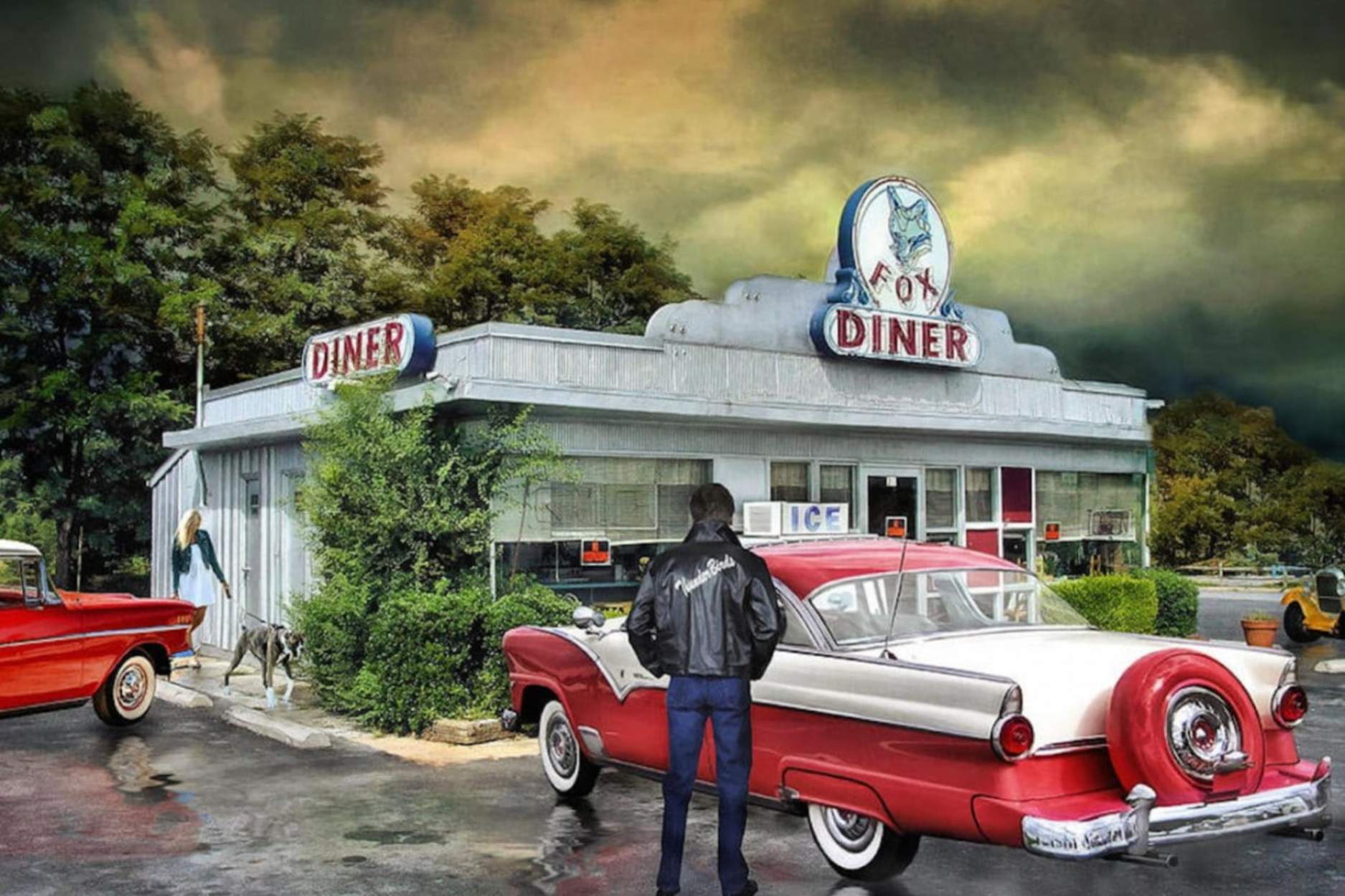 Solve Vintage Diner jigsaw puzzle online with 150 pieces