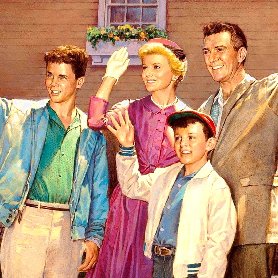 Solve Leave It to Beaver - Wally, June, Ward and The Beav! jigsaw ...