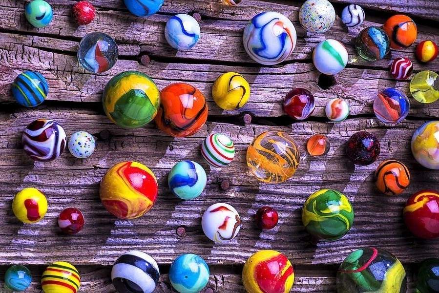 Solve Found my Marbles jigsaw puzzle online with 126 pieces