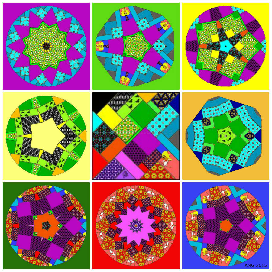 Solve Sally's A Different Slant On Patterns Recycled jigsaw puzzle ...