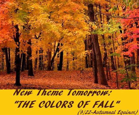 Solve New Theme Tomorrow: "Colors of Fall" Autumual Equinox in the ...