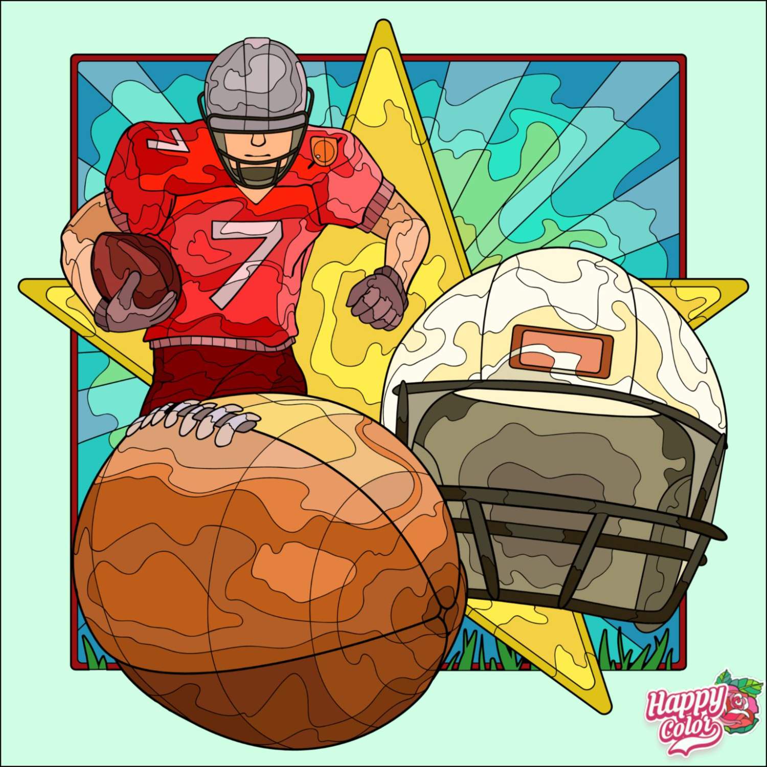 Solve PUZZLE - Football jigsaw puzzle online with 196 pieces