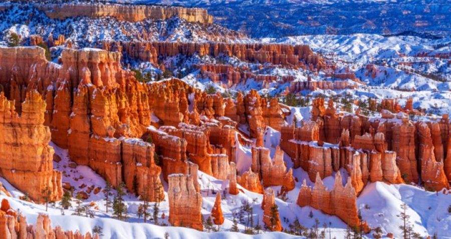 Solve Snowfall in Bryce Canyon National Park, Utah jigsaw puzzle online ...