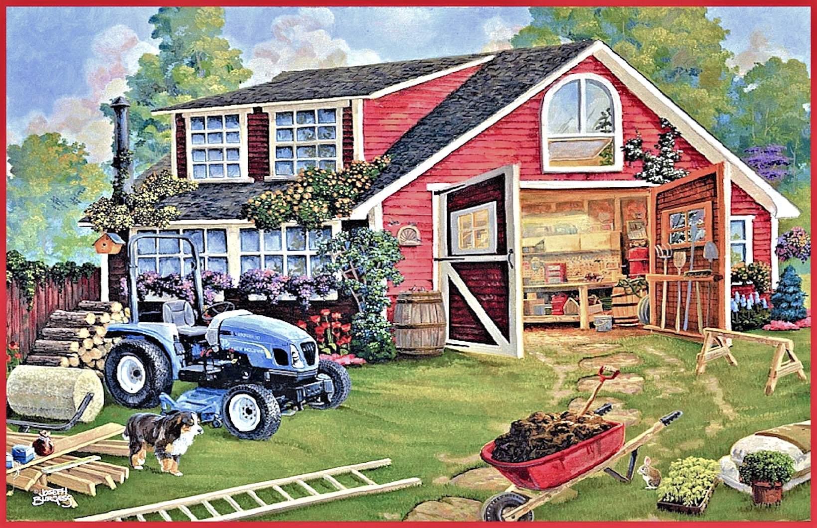 Solve Tool Shed jigsaw puzzle online with 308 pieces