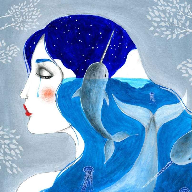 Solve Marta Ponce Artwork - 'Imaginattio' jigsaw puzzle online with 182 ...