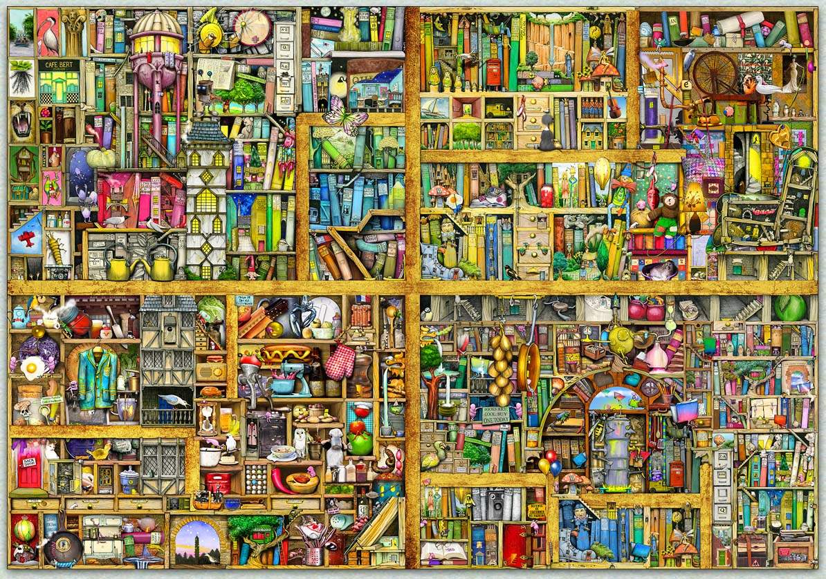 Solve Shelf Life jigsaw puzzle online with 140 pieces