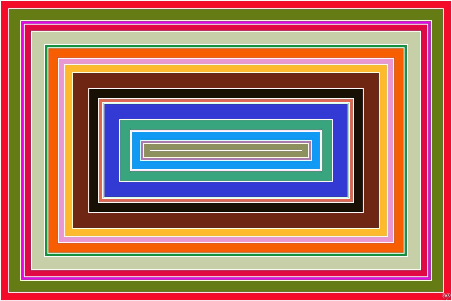 Solve Concentric Rectangles!! ~ H jigsaw puzzle online with 600 pieces