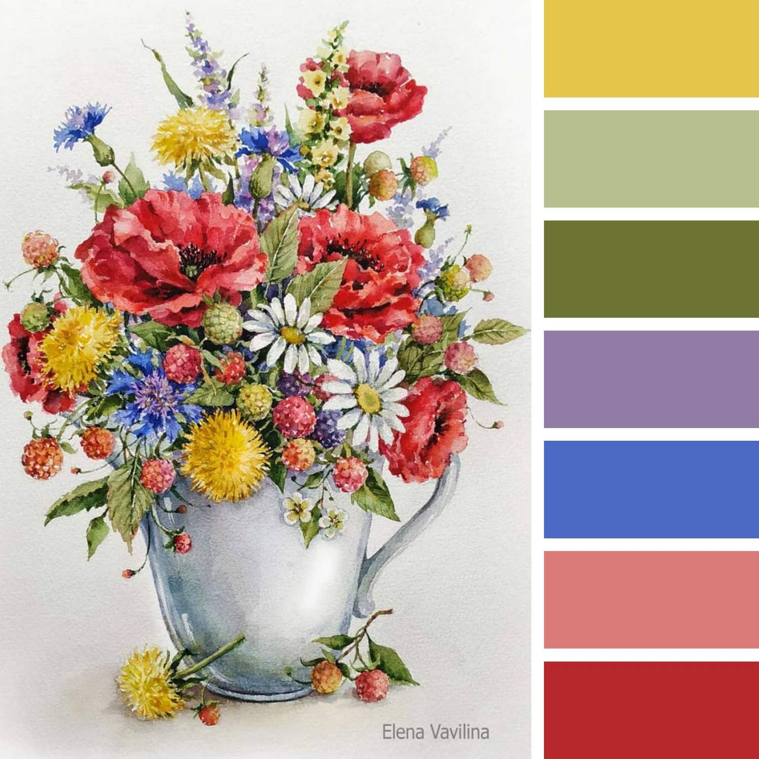 Solve Mixed Flowers in a Vase (Large) jigsaw puzzle online with 196 pieces