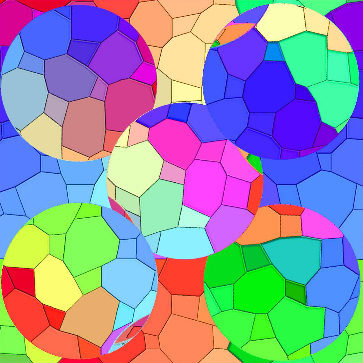 Solve Spheres jigsaw puzzle online with 100 pieces