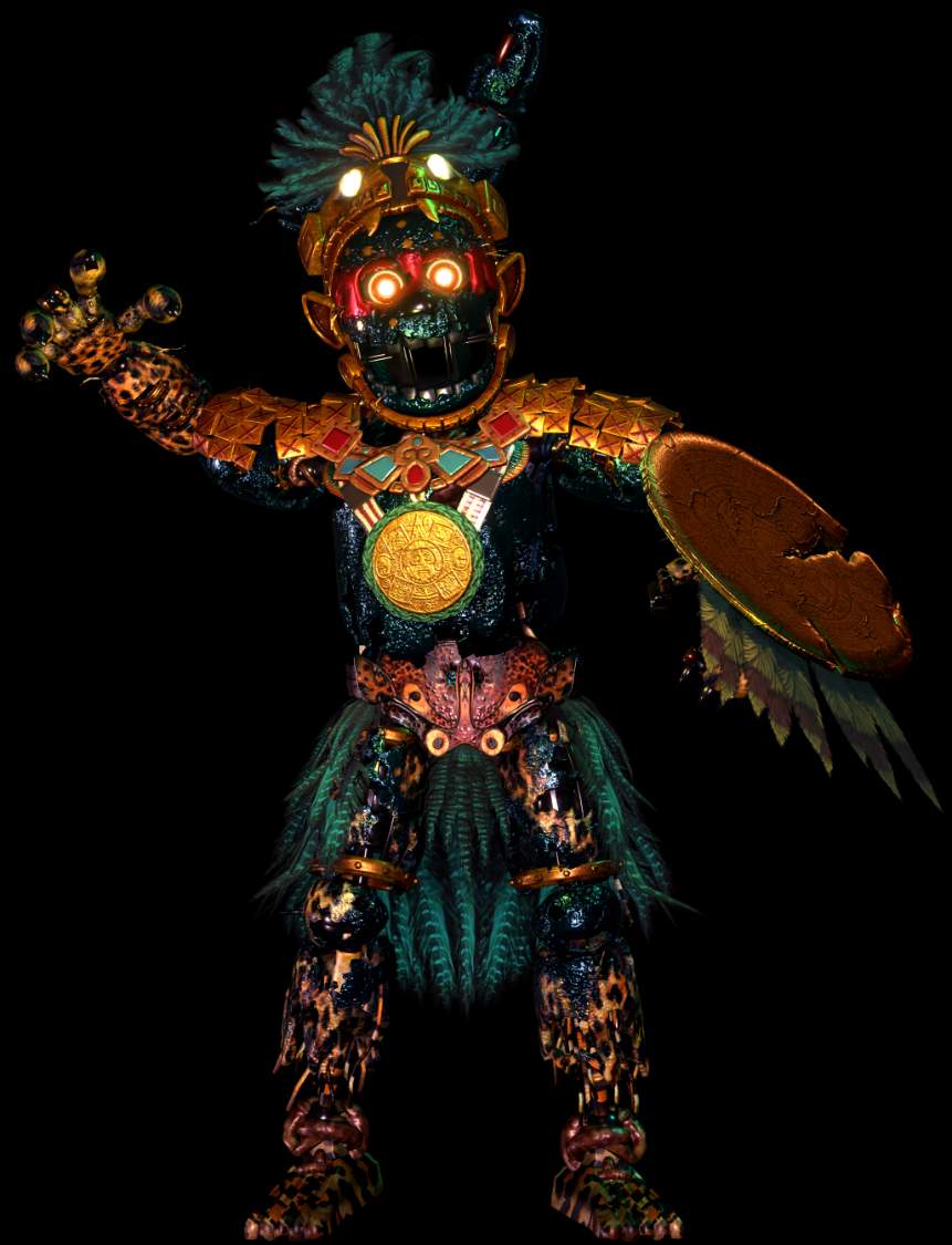 Solve cursed springtrap jigsaw puzzle online with 35 pieces