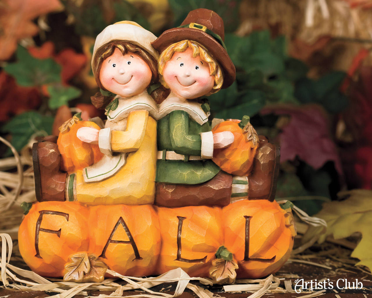 Solve Fall Pilgrims jigsaw puzzle online with 154 pieces