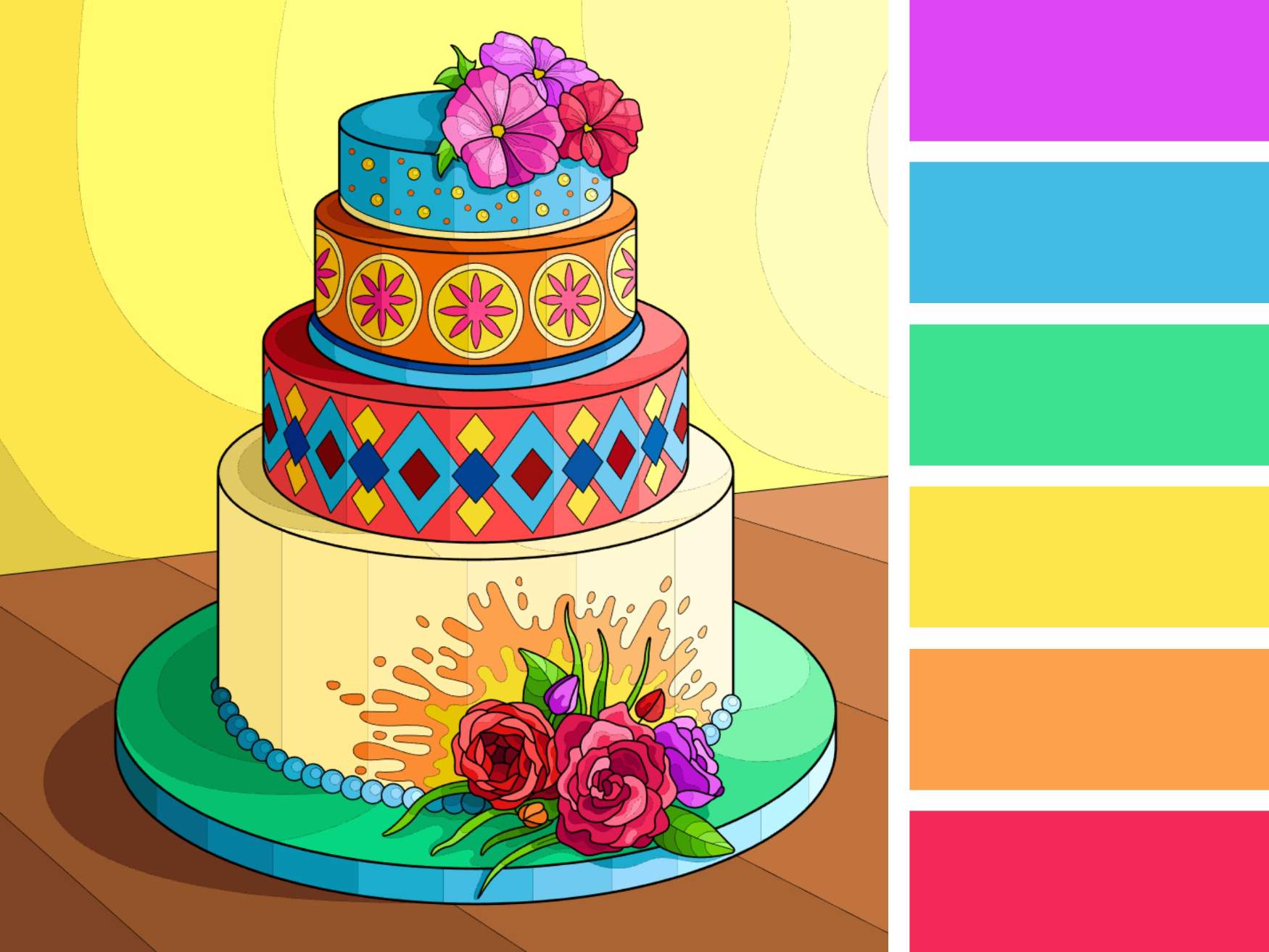 Jigsaw Puzzle | Color Palette 103 | 154 pieces | Jigidi