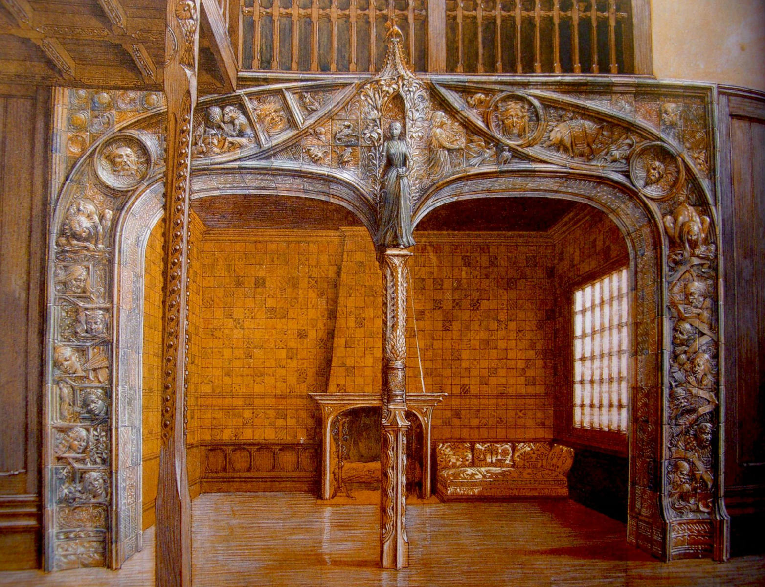 Solve Eugène Grasset, Design for the "Porte de Parsifal" Project of ...