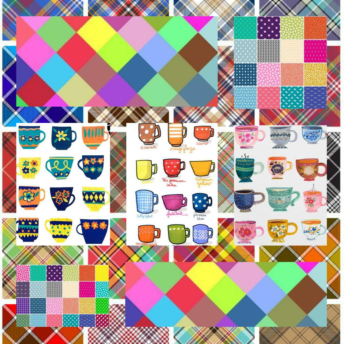 Solve STAX OF CUPS (1,163) jigsaw puzzle online with 81 pieces