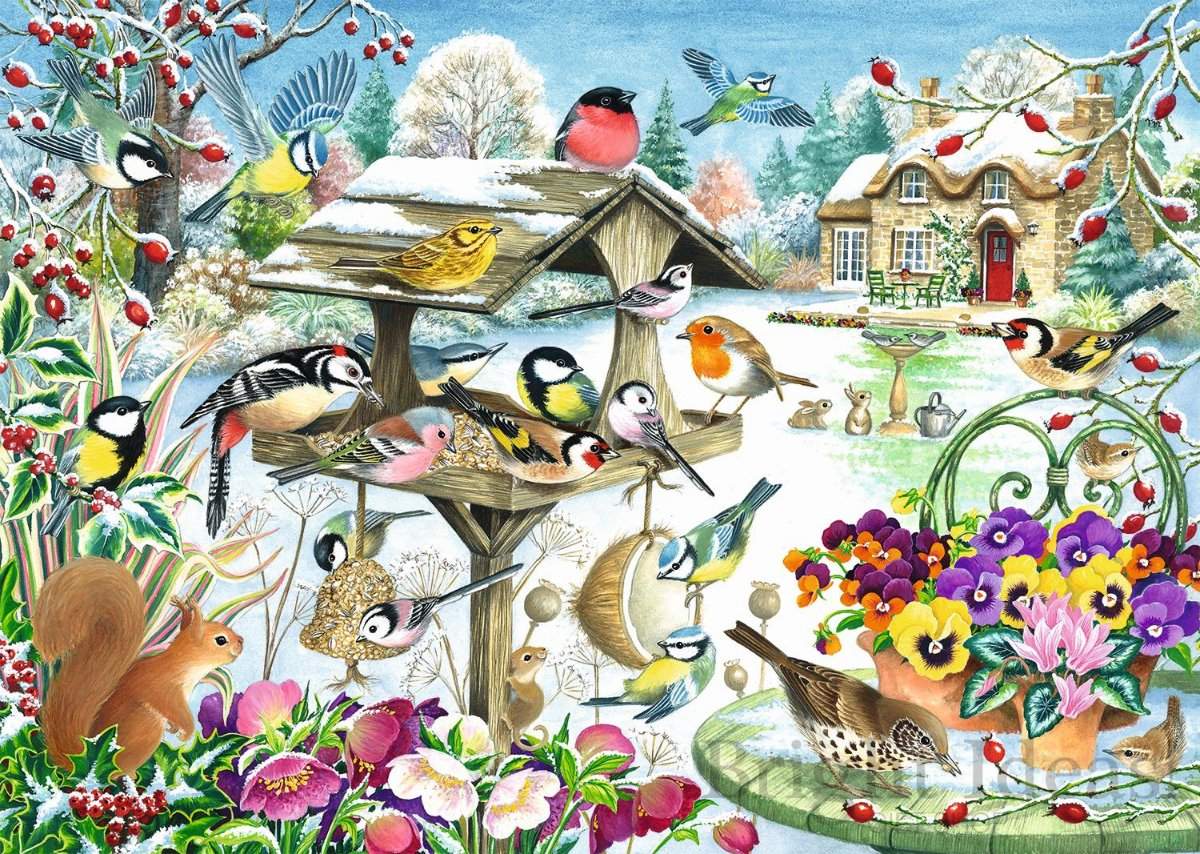 Solve snow birds jigsaw puzzle online with 176 pieces