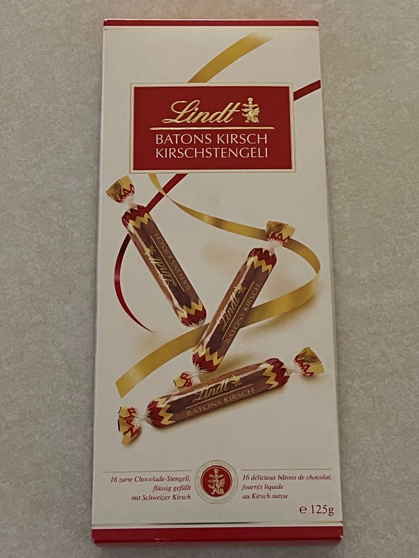 Solve Chocolate! Kirsch Batons jigsaw puzzle online with 48 pieces