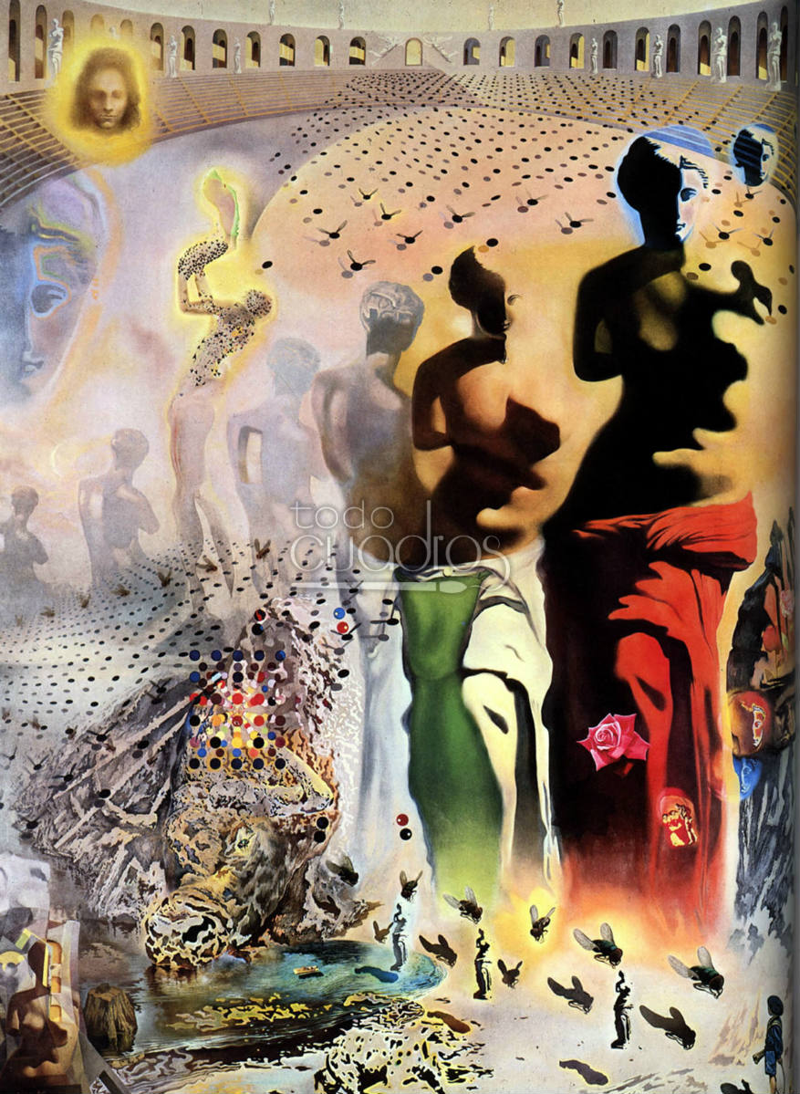 Solve Salvador Dalí: El torero alucinógeno, 1970 jigsaw puzzle online ...