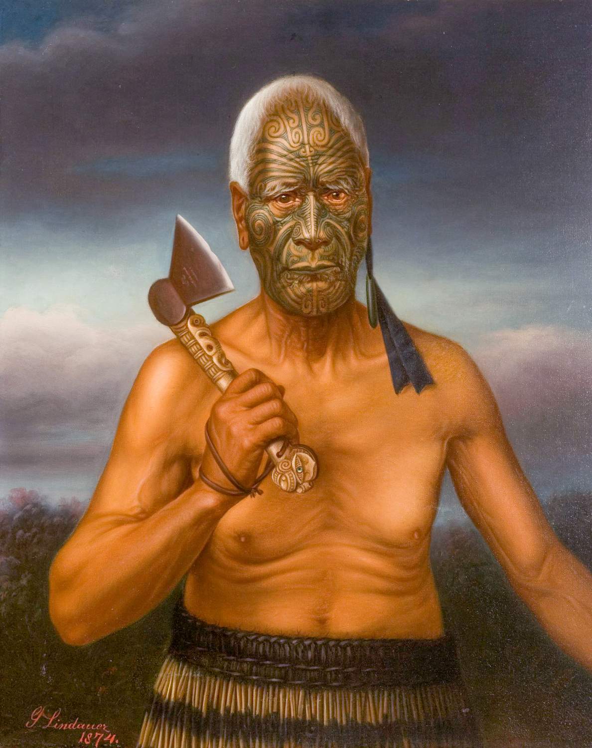 Solve A portrait of Taraia Ngakuti Te Tumuhia jigsaw puzzle online with ...