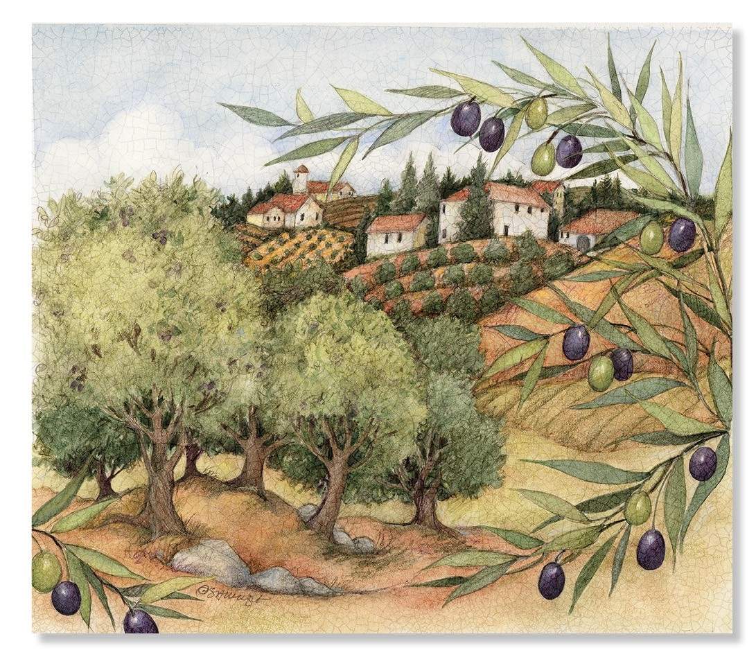 Solve Olive Trees jigsaw puzzle online with 255 pieces