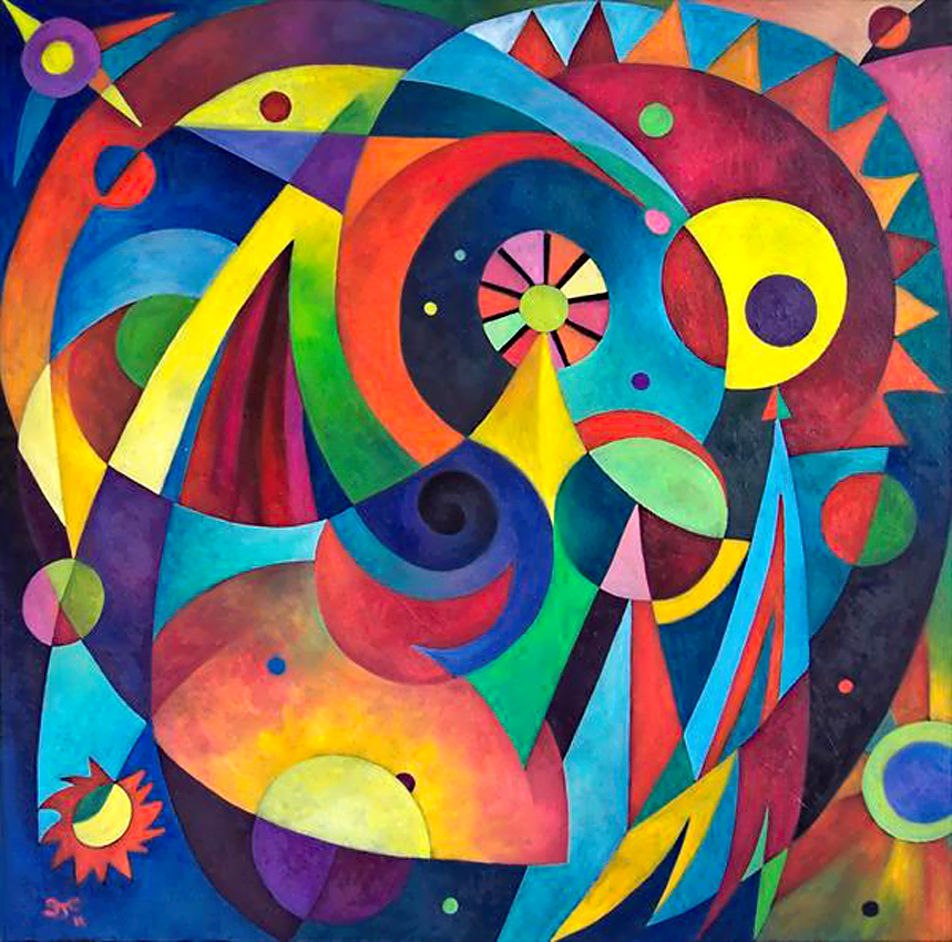 Solve art by Stephen Conroy jigsaw puzzle online with 81 pieces