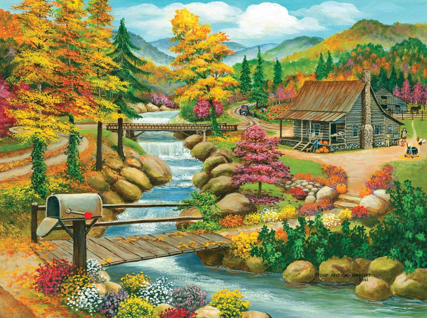 Solve "Fall Season" - art jigsaw puzzle online with 70 pieces