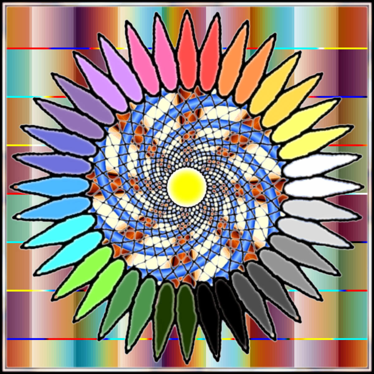 Solve 1102 the wheel of good fortune (tricky) jigsaw puzzle online with ...