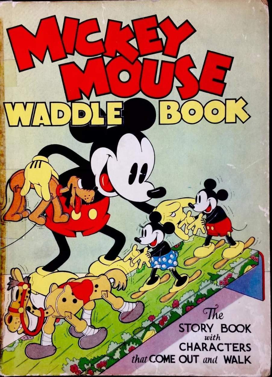 Solve Mickey''s Waddle Book 1931 jigsaw puzzle online with 70 pieces