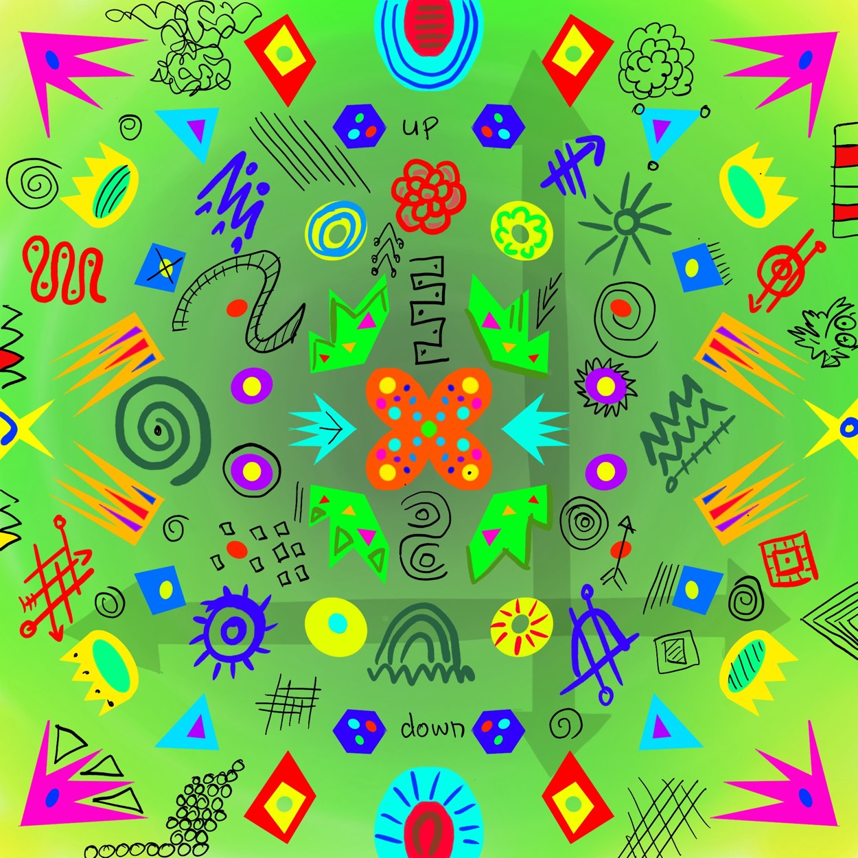 Solve No Art - Just Color 11 jigsaw puzzle online with 100 pieces