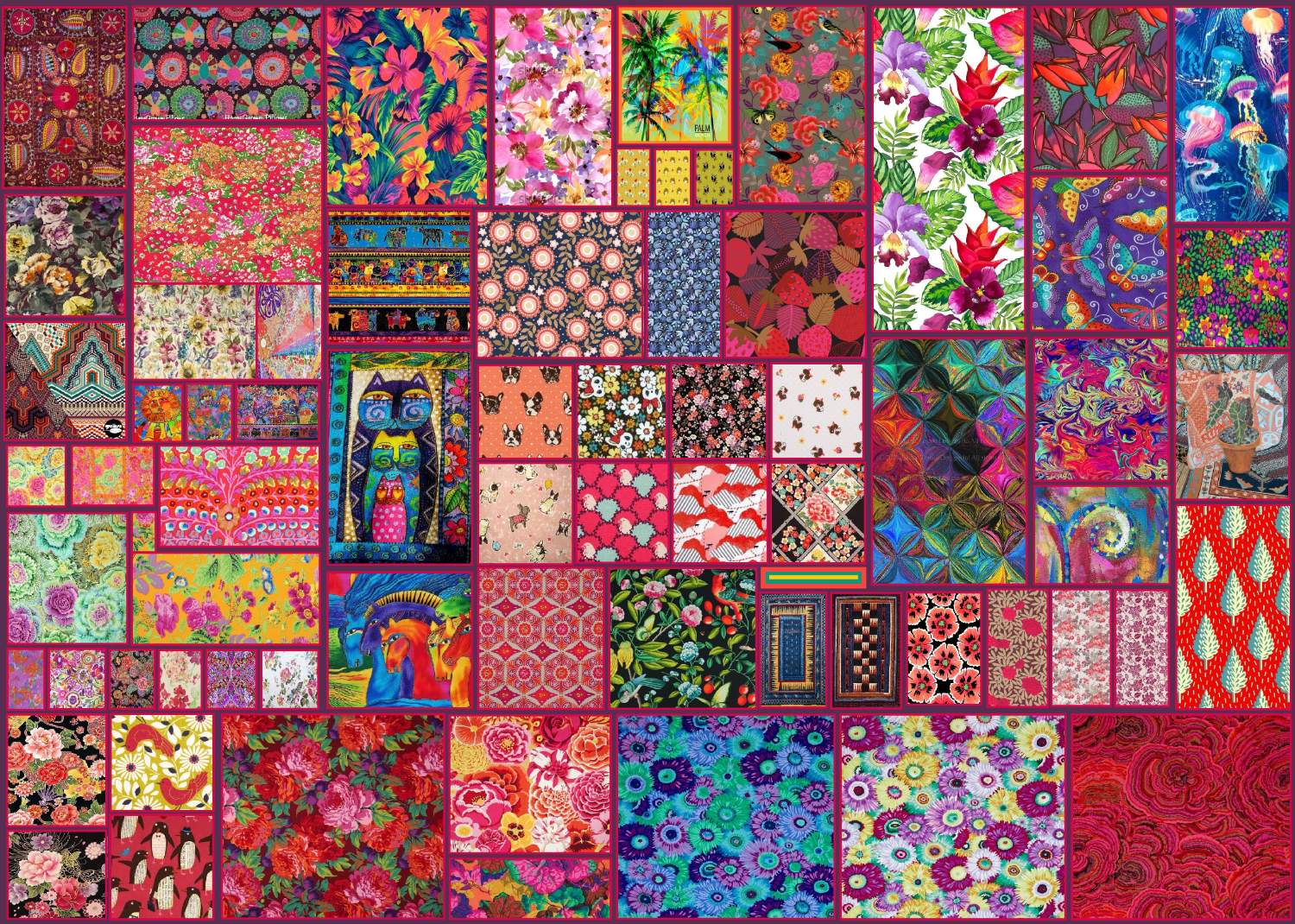 Solve Multicolour Mashup jigsaw puzzle online with 108 pieces