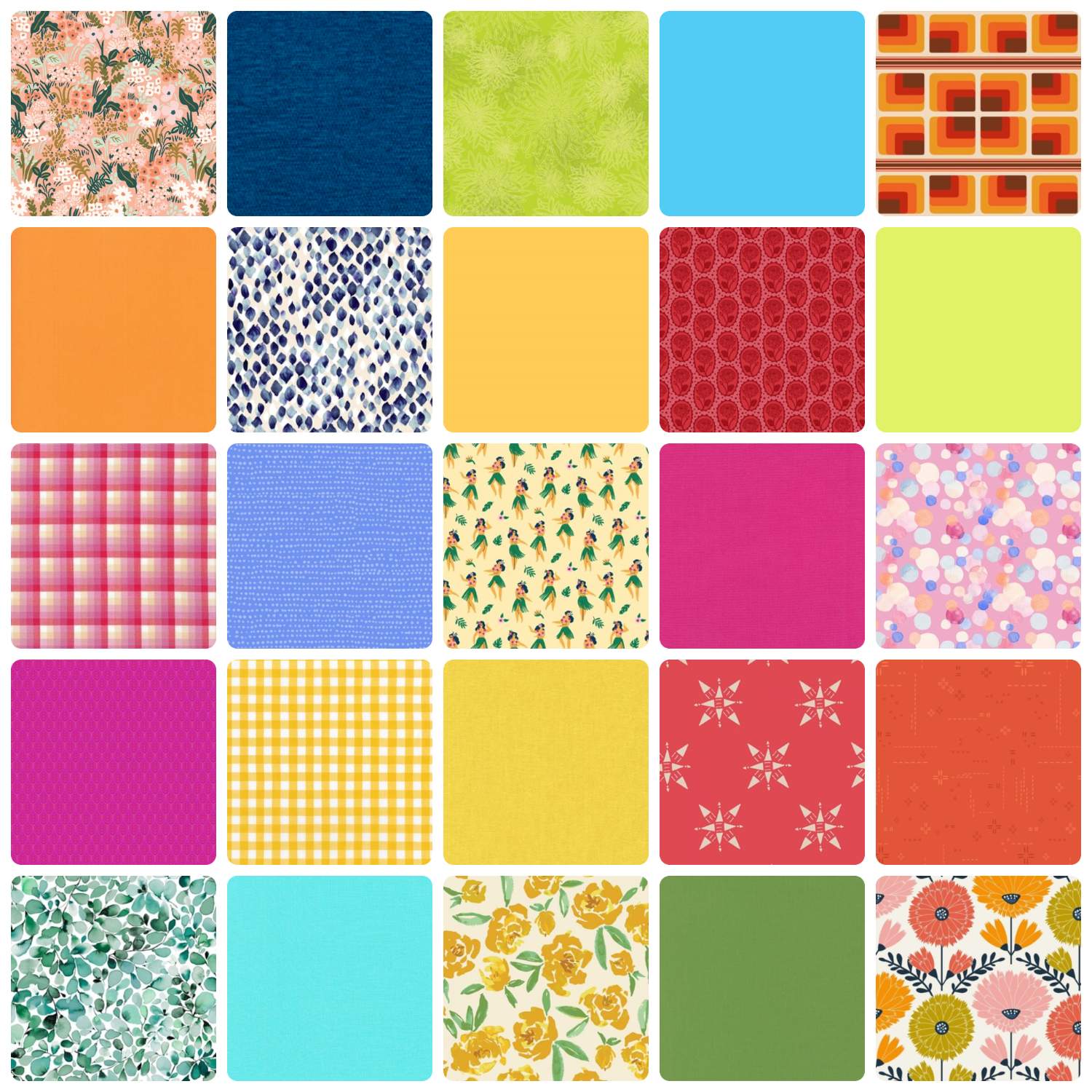 Solve Fabric Collection 17 jigsaw puzzle online with 400 pieces
