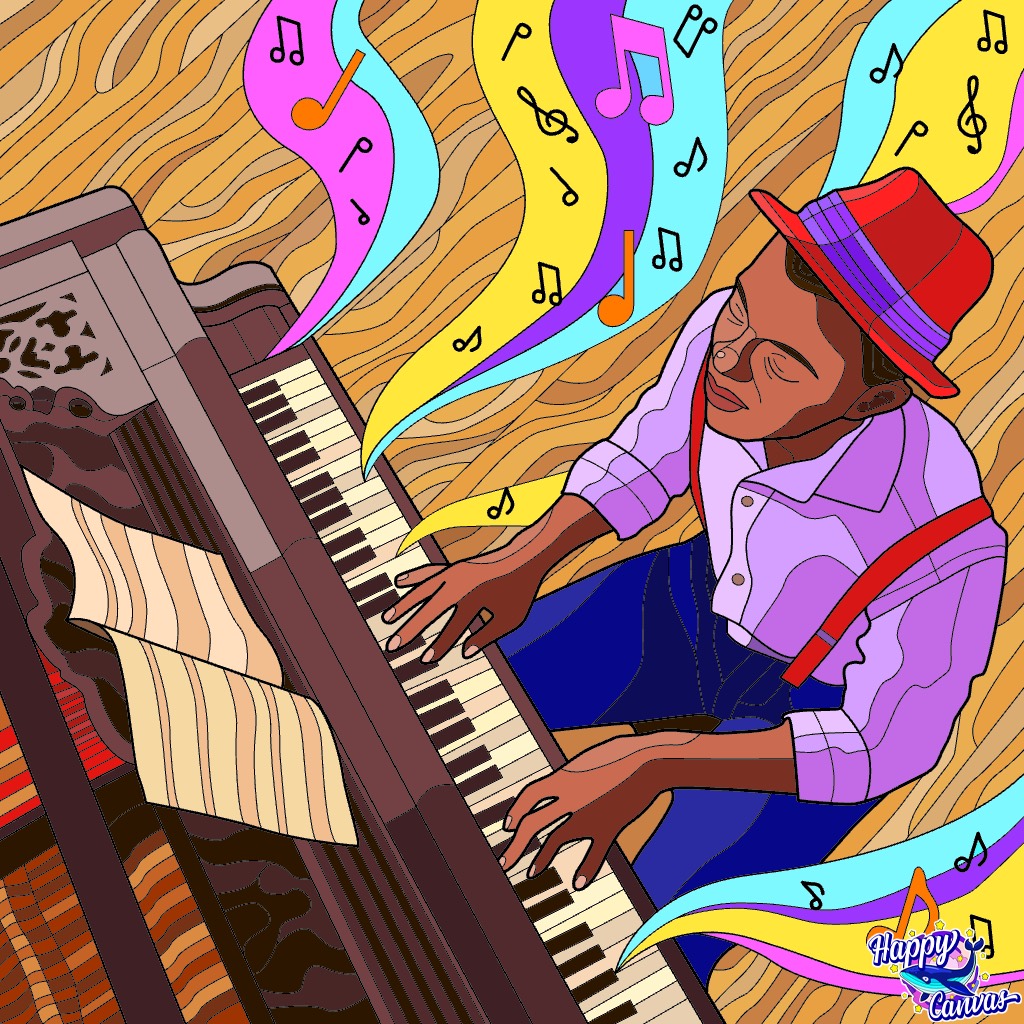 Solve New Orleans Jazz Musician jigsaw puzzle online with 169 pieces