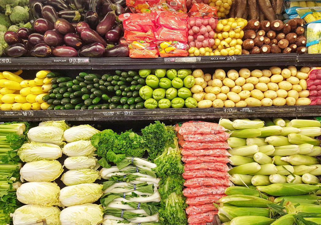 Solve Stumps Market Vegetable Section 2 jigsaw puzzle online with 24 pieces