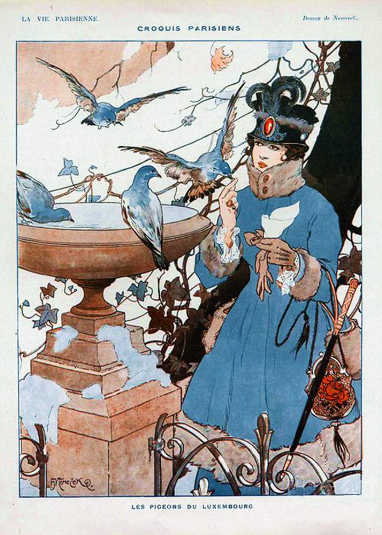 Solve La Vie Parisienne, 1916, illustration signed by S. Nemecetz ...