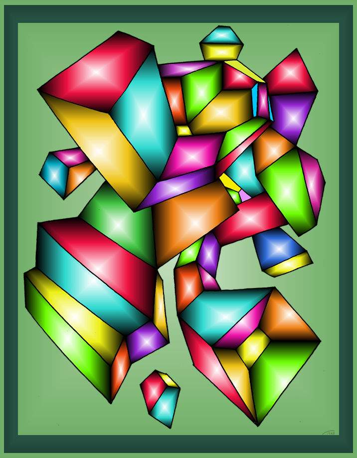 Jigsaw Puzzle | Blocky Blocks | 80 pieces | Jigidi