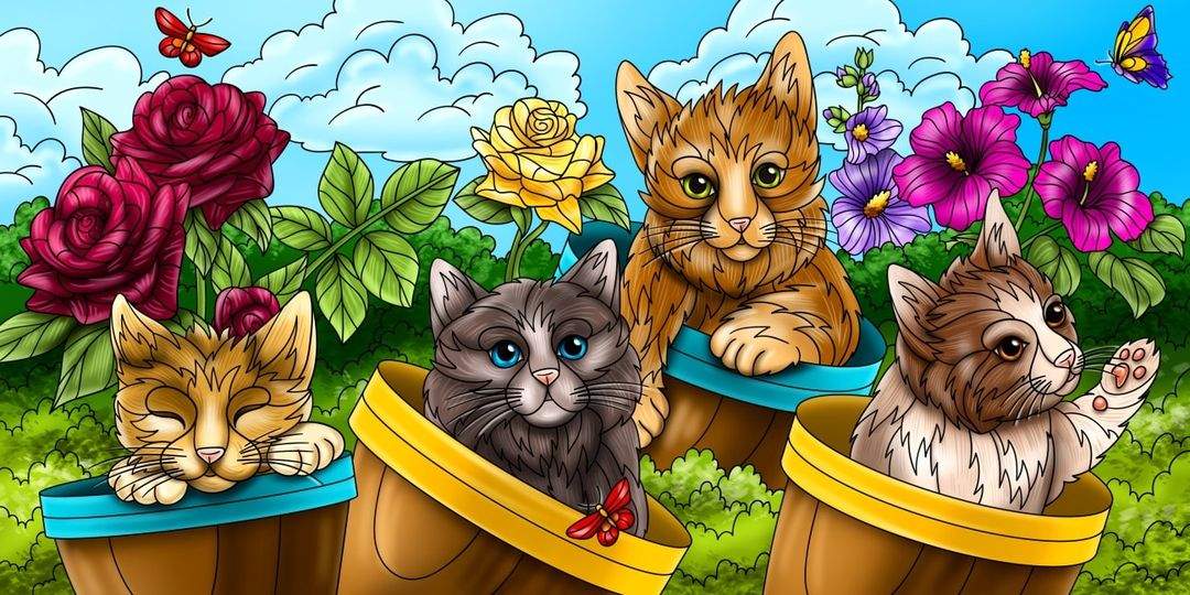 Solve Fun on a Sunny Day jigsaw puzzle online with 28 pieces