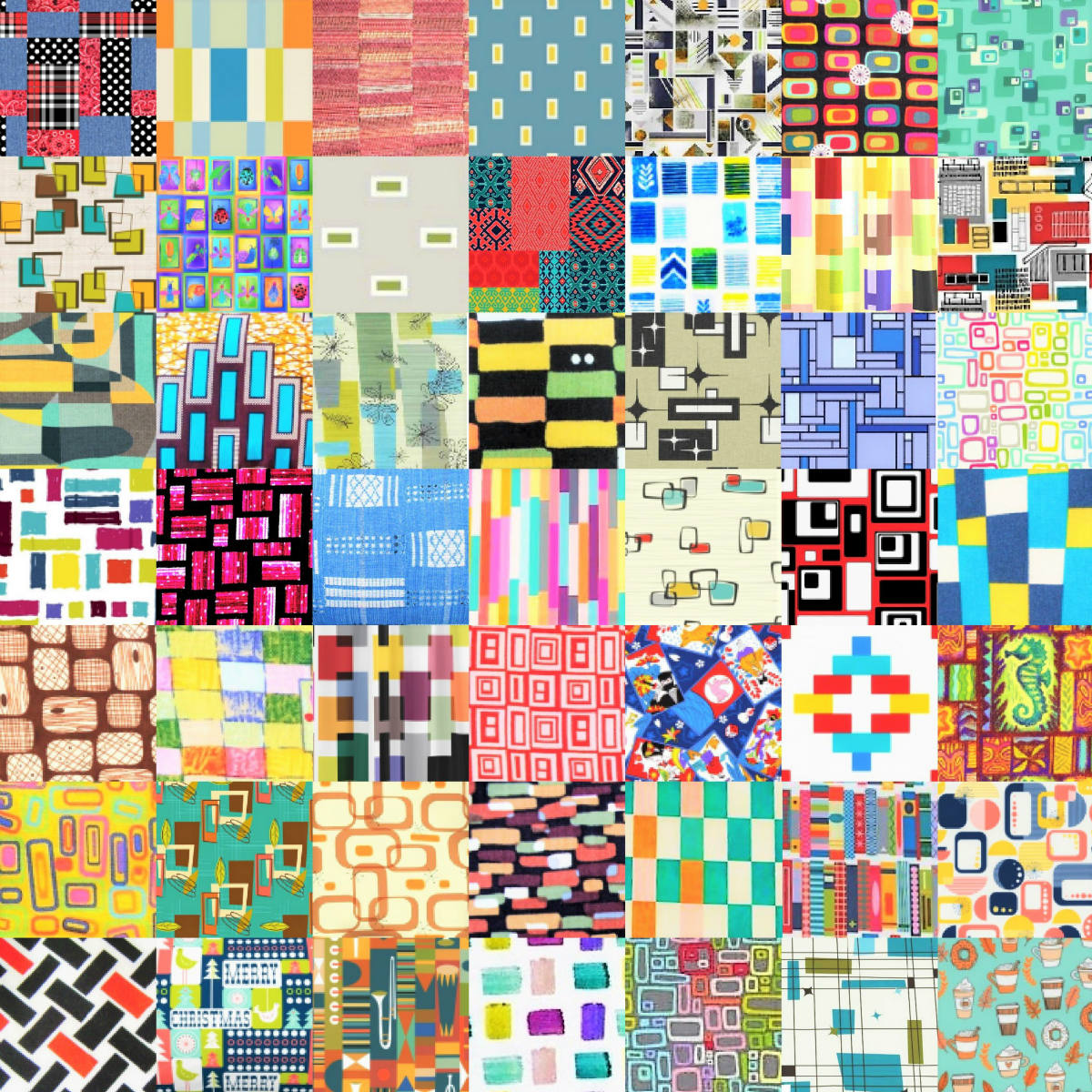 Solve PATCHWORK RECTANGLES 10 jigsaw puzzle online with 144 pieces