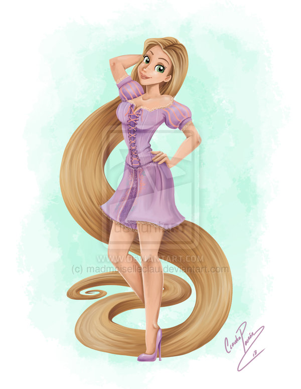 Solve Rapunzel jigsaw puzzle online with 130 pieces