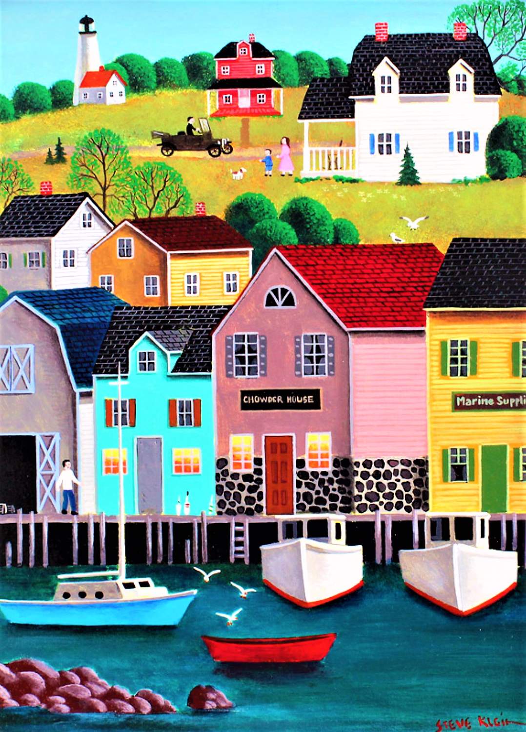 Solve A Charming Scene jigsaw puzzle online with 315 pieces