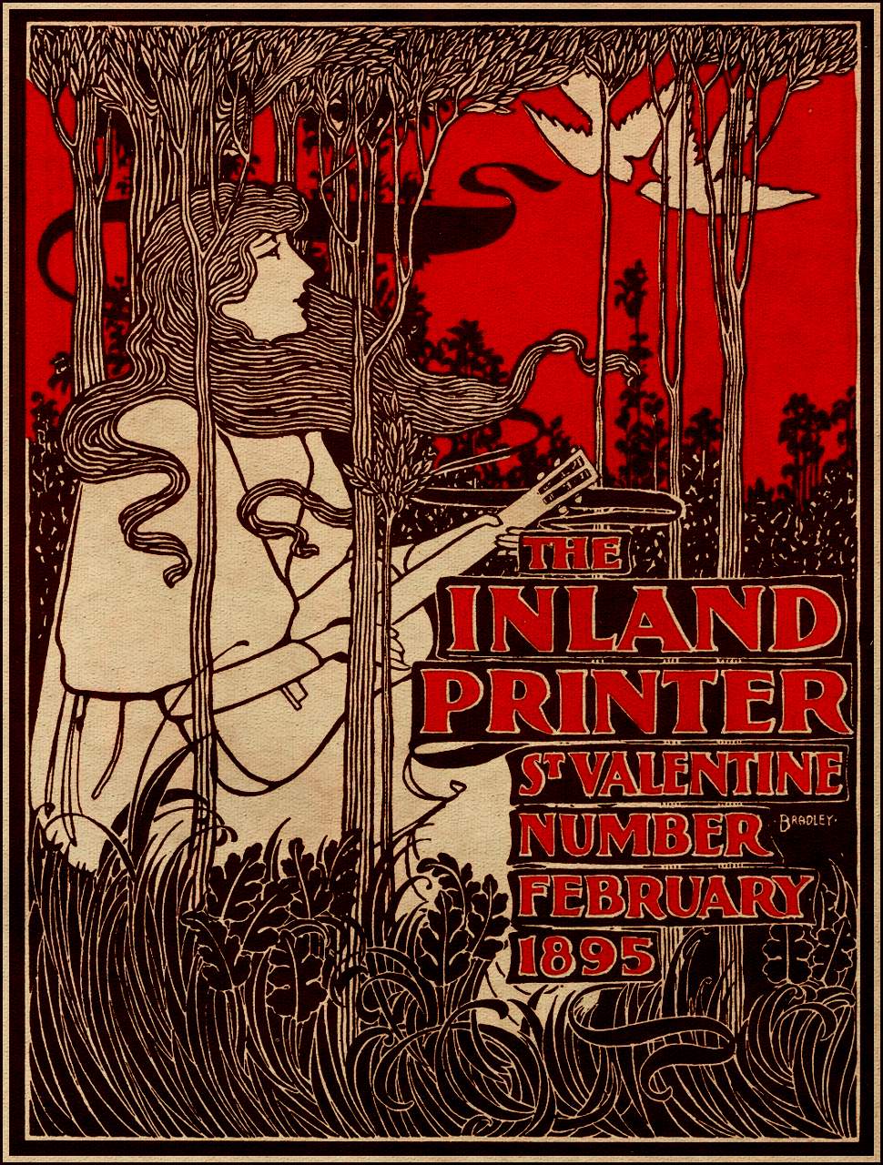 Solve The Inland Printer, Feb 1895, by William Henry Bradley (American ...