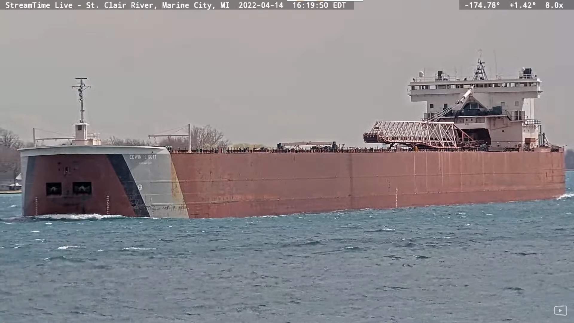 Solve Edwin H Gott - Great Lakes Freighter (footer) - Marine City, MI ...