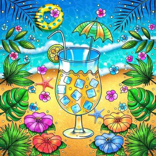 Solve Cocktail estival jigsaw puzzle online with 64 pieces