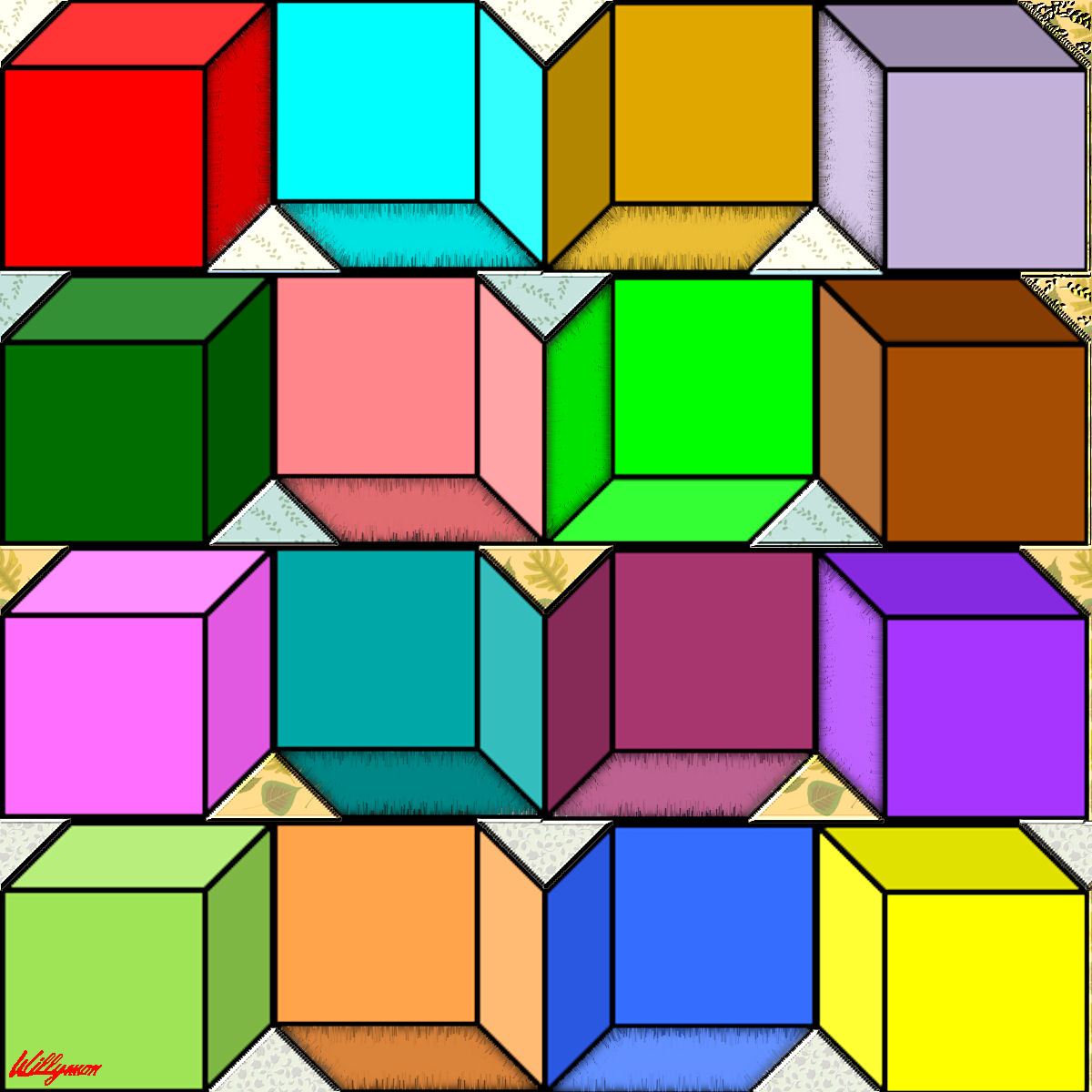 Solve cubes jigsaw puzzle online with 400 pieces