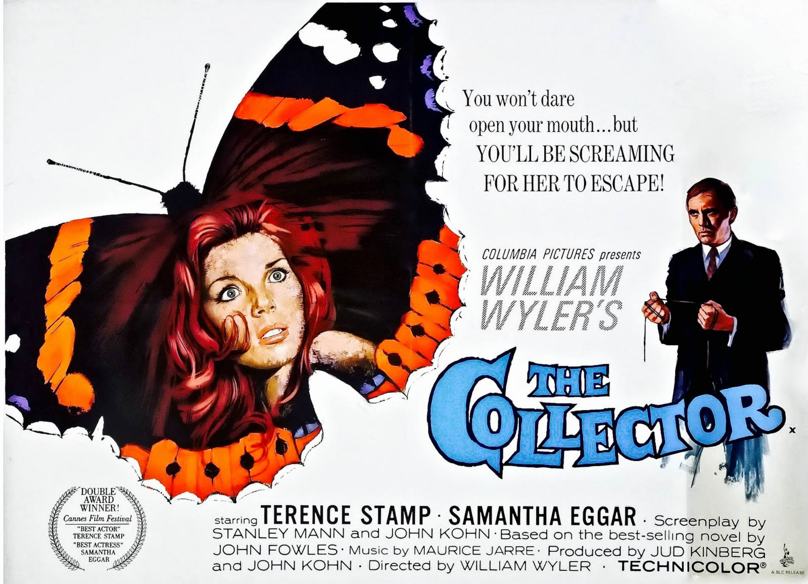 Solve THE COLLECTOR - 1965 MOVIE POSTER TERENCE STAMP, SAMANTHA EGGAR ...